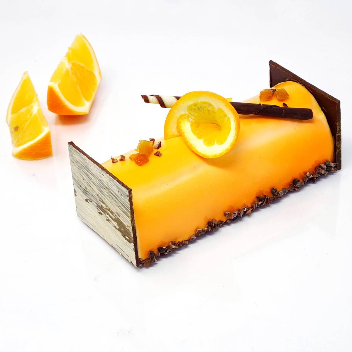 Recette de la Bûche Chocolat Orange — maPatisserie.fr